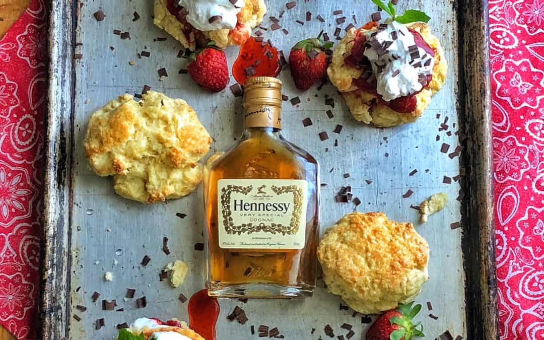 Strawberry Shortcake with Hennessy Whipped Cream | Kenneth Temple