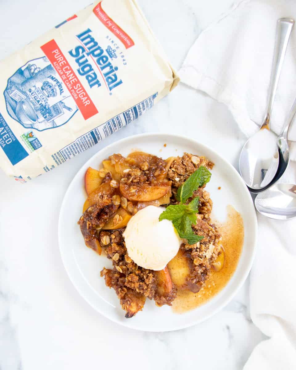 Apple Crisp with Oat Topping - Kenneth Temple