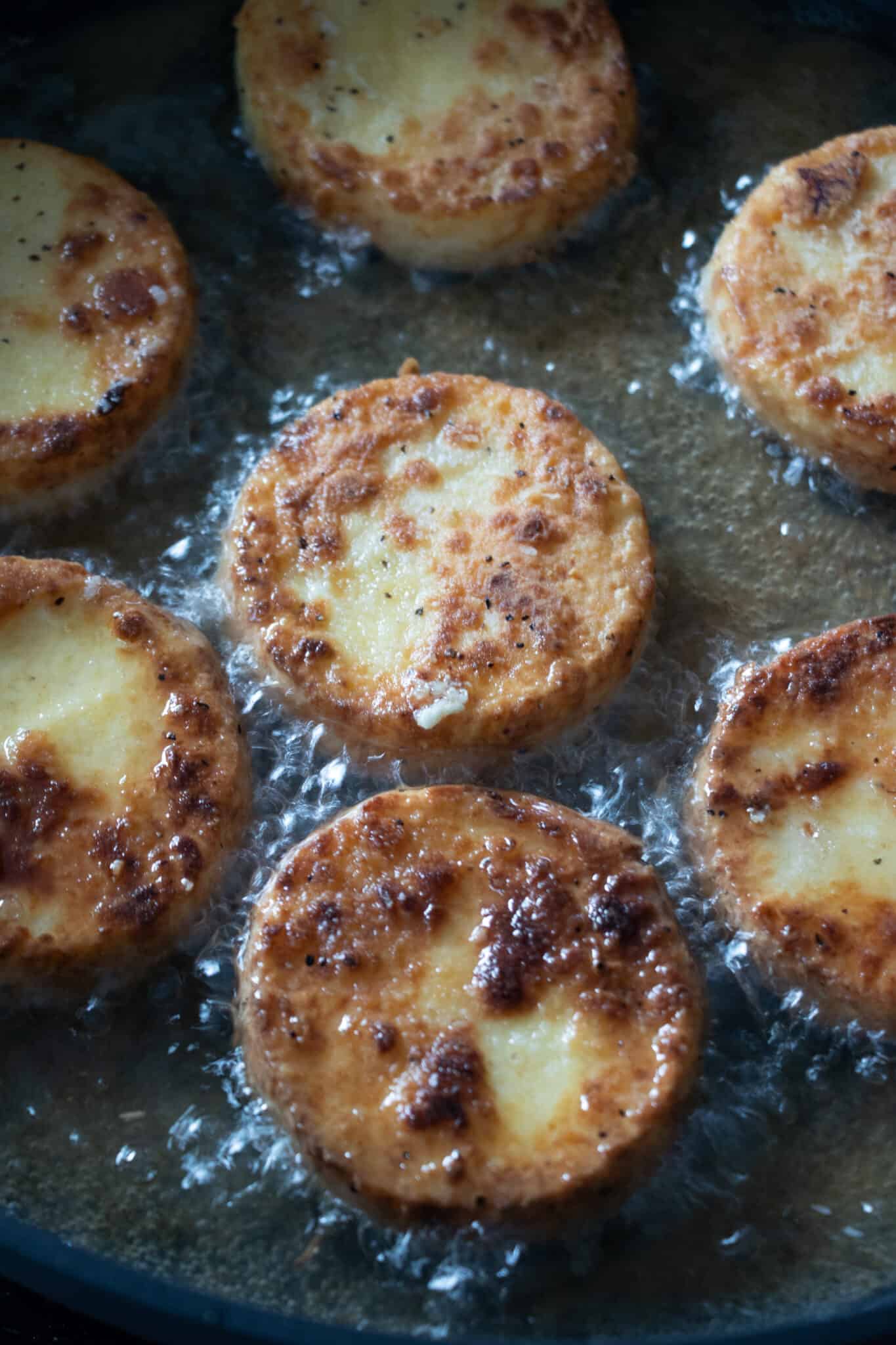 Cheesy Fried Grits - Kenneth Temple