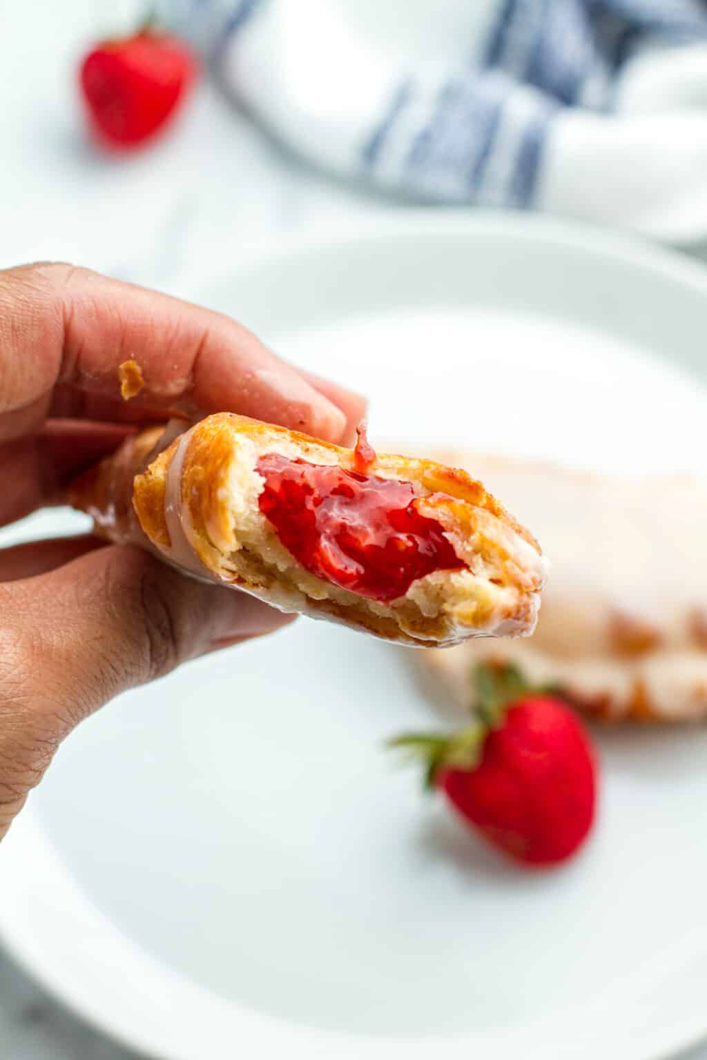 Fried Strawberry Hand Pies - Kenneth Temple