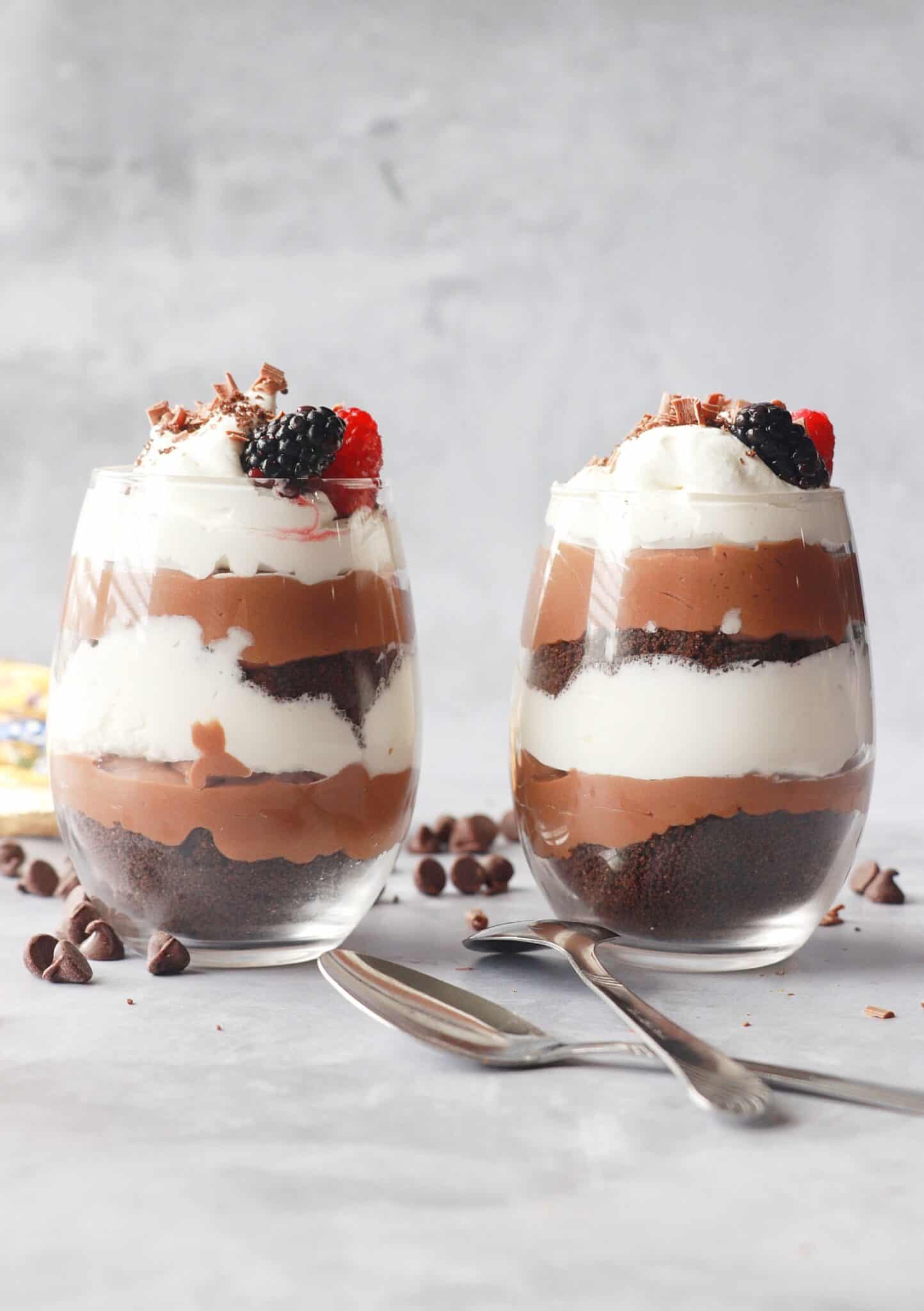 Velvety Chocolate Parfaits - Kenneth Temple