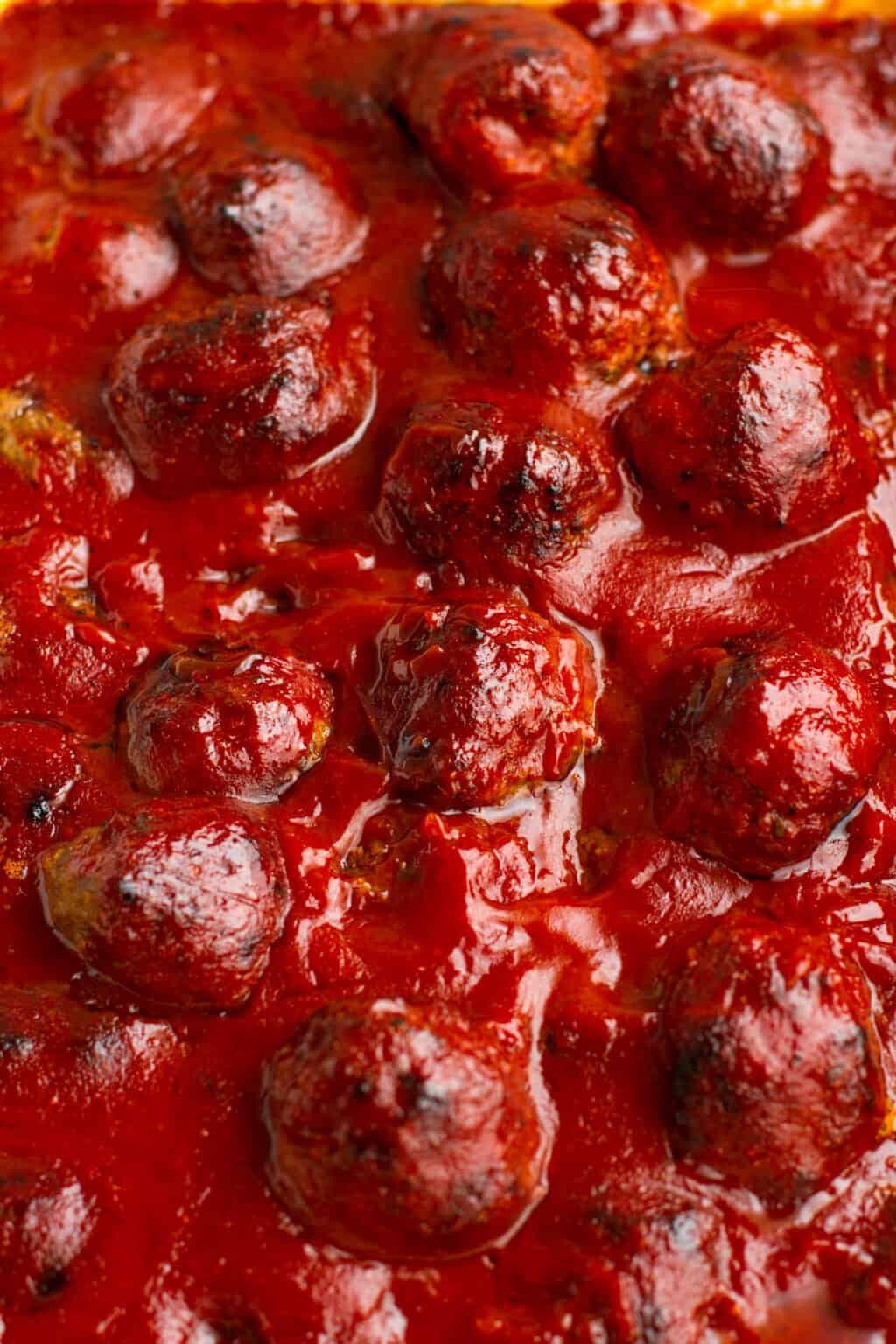 Oven BBQ Meatballs - Kenneth Temple